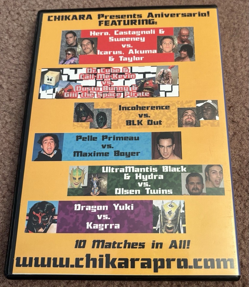 Chikara Pro Wrestling - Aniversario! (DVD, 5/27/2007) | eBay