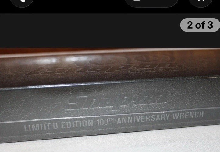 Snap On 100th Anniversary Limited Edition Wrench SSX20P157 Factory ...