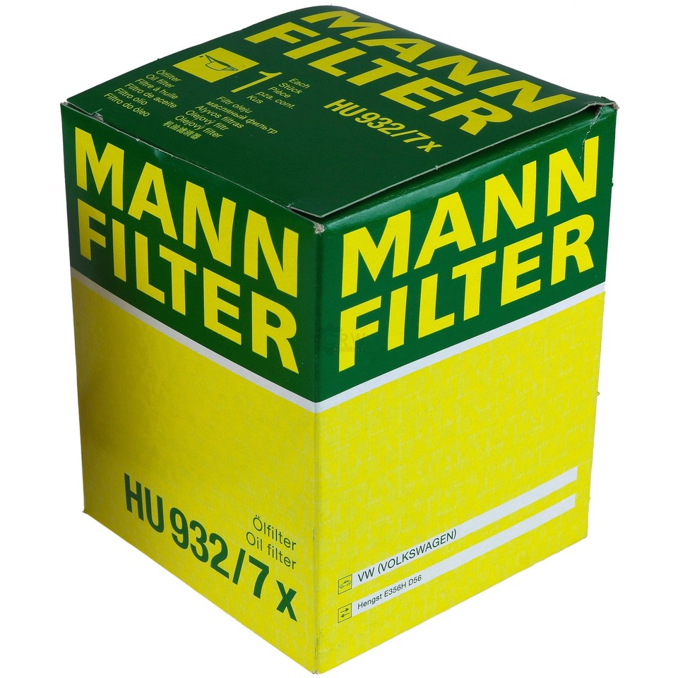 MANN-FILTER Filtro Olio HU 932/7 X + LIQUI MOLY Cera Tec 3721 4061965465491| eBay
