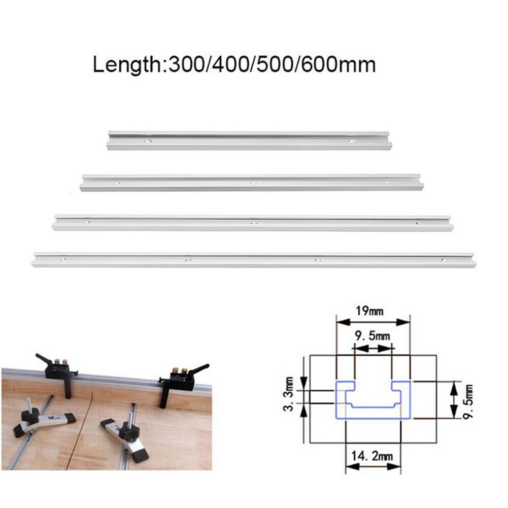T-Slot Track T-slot Slide 1 Pc 300-600mm Aluminium Alloy For ...