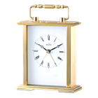 Acctim Gainsborough Mantel Clock Quartz Polished Metal Carriage Clock ...
