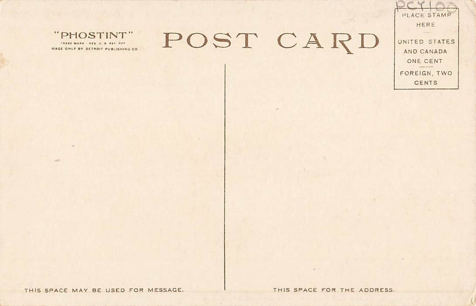 Postcard Chipeta Falls Black Canyon Gunnison Colorado Detroit ...