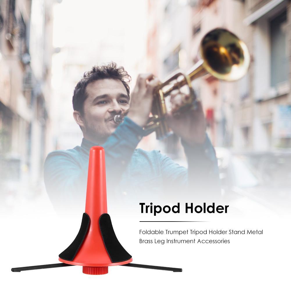 Foldable Trumpet Tripod Holder Stand Brass Leg Instrument Accessories ...