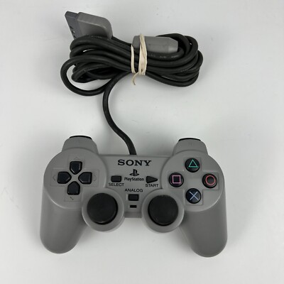 OEM Sony PlayStation PS1 Controller DualShock Analog Cleaned Tested ...