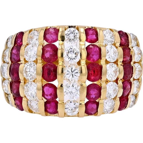 4Ct Oval Cut Simulated Pink Ruby/CZ Wedding Band Ring 14k Rose Gold ...