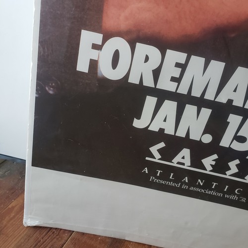 George Foreman Vs Gerry Cooney Vintage 1990 Boxing Title Poster | eBay