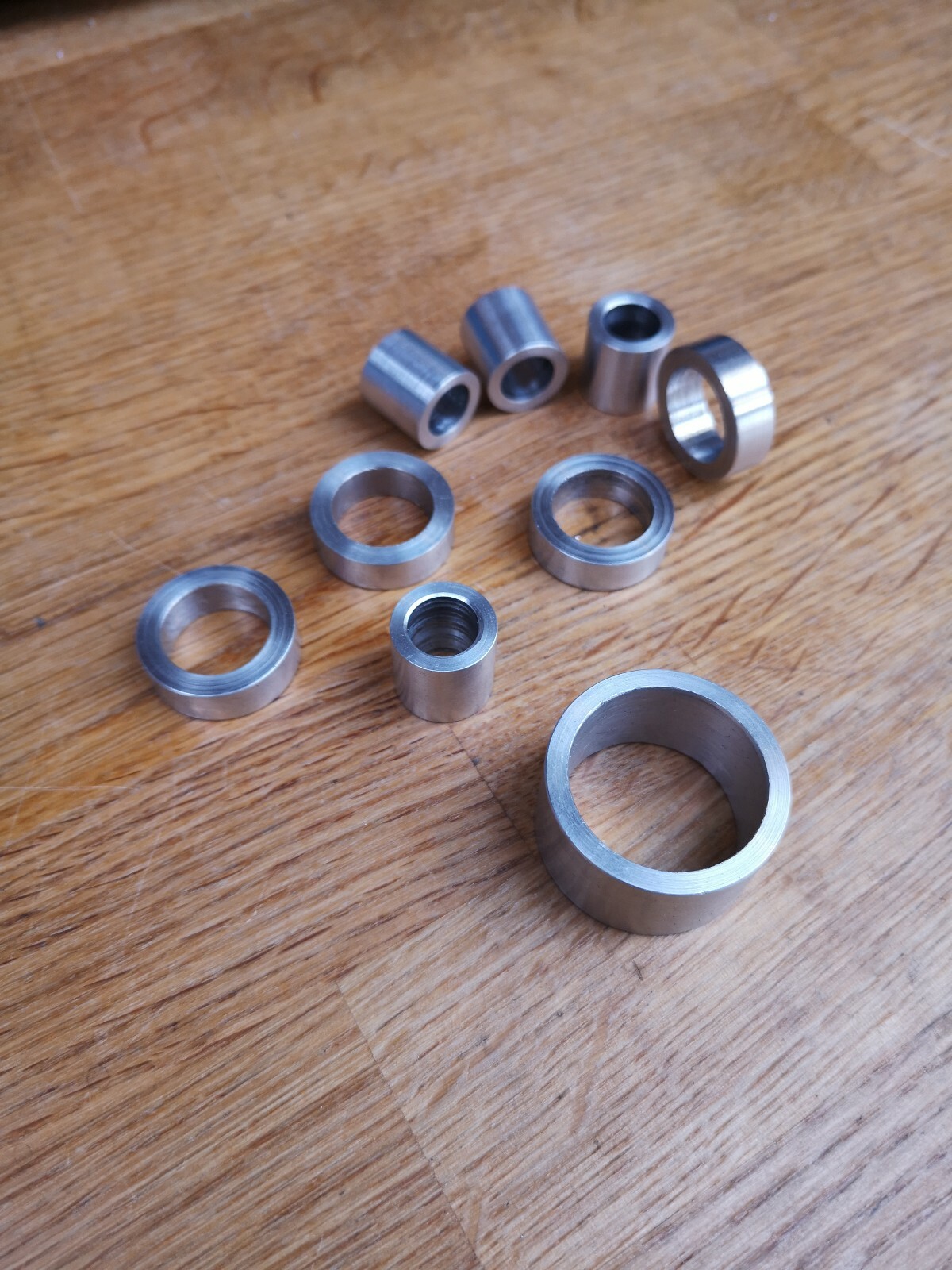 STAINLESS STEEL SPACERS ALL DIAMETERS & HOLE SIZES STANDOFF BUSH SHIM ...