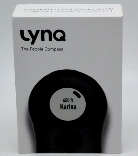 LynQ Smart Compass Tracker GPS People Finder Black New, Opened Box. | eBay