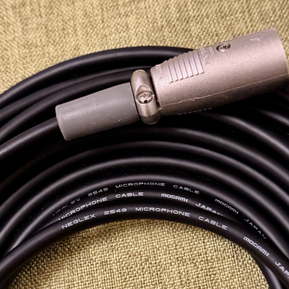 20 ft Mogami 2549 Microphone Cable ITT Cannon XLR M/F - TOKYO_Made | eBay