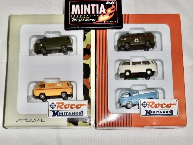 1/87 ROCO minitanks Military Vehicles 5 Types Military Van/Fire and | eBay