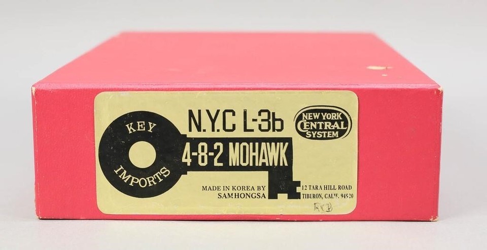 Key New York Central HO Scale Brass L3b Mohawk Steam Locomotive and ...