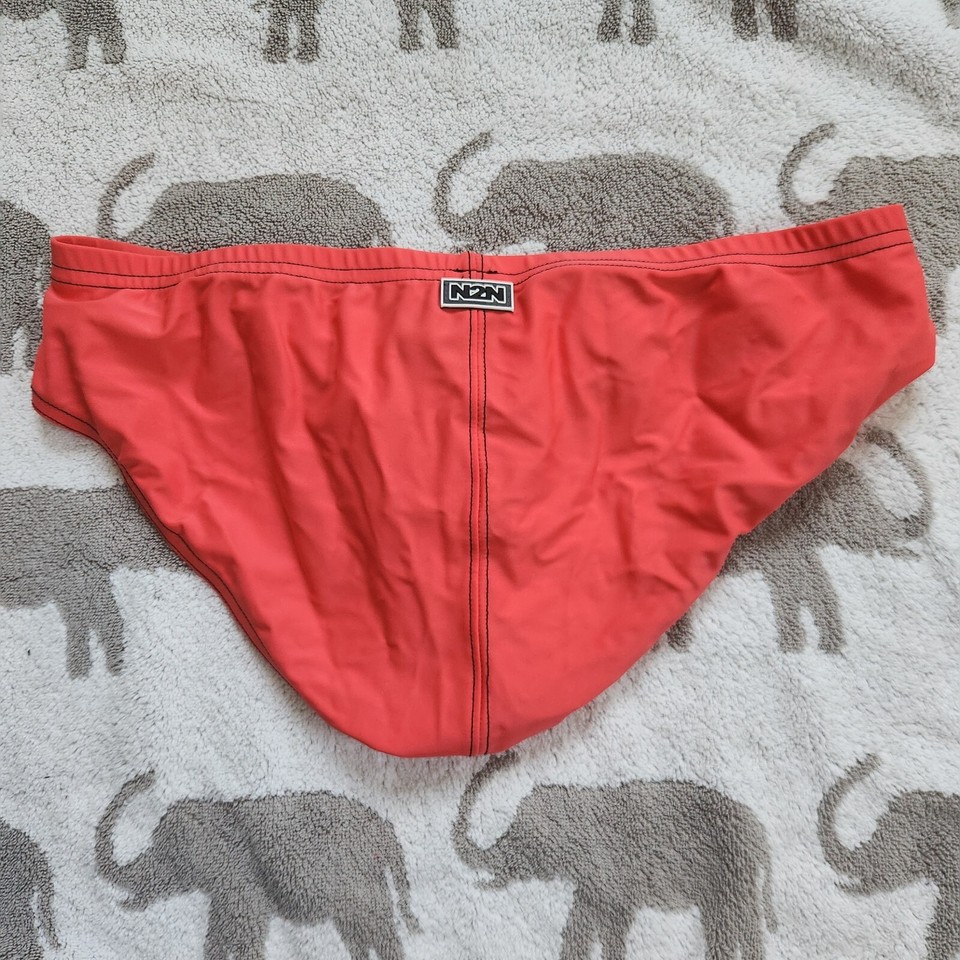 N2N Bodywear Large TC25 Titan Sport Hot Coral Bikini Brief | eBay