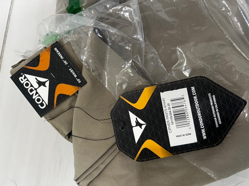 Condor Tactical Cipher Operator Slim Fit Flexible Men's Combat Pants KAHKI 30x30 | eBay