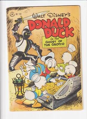 FOUR COLOR COMIC #159 DONALD DUCK IN GHOST OF THE GROTTO DELL GOLDEN ...