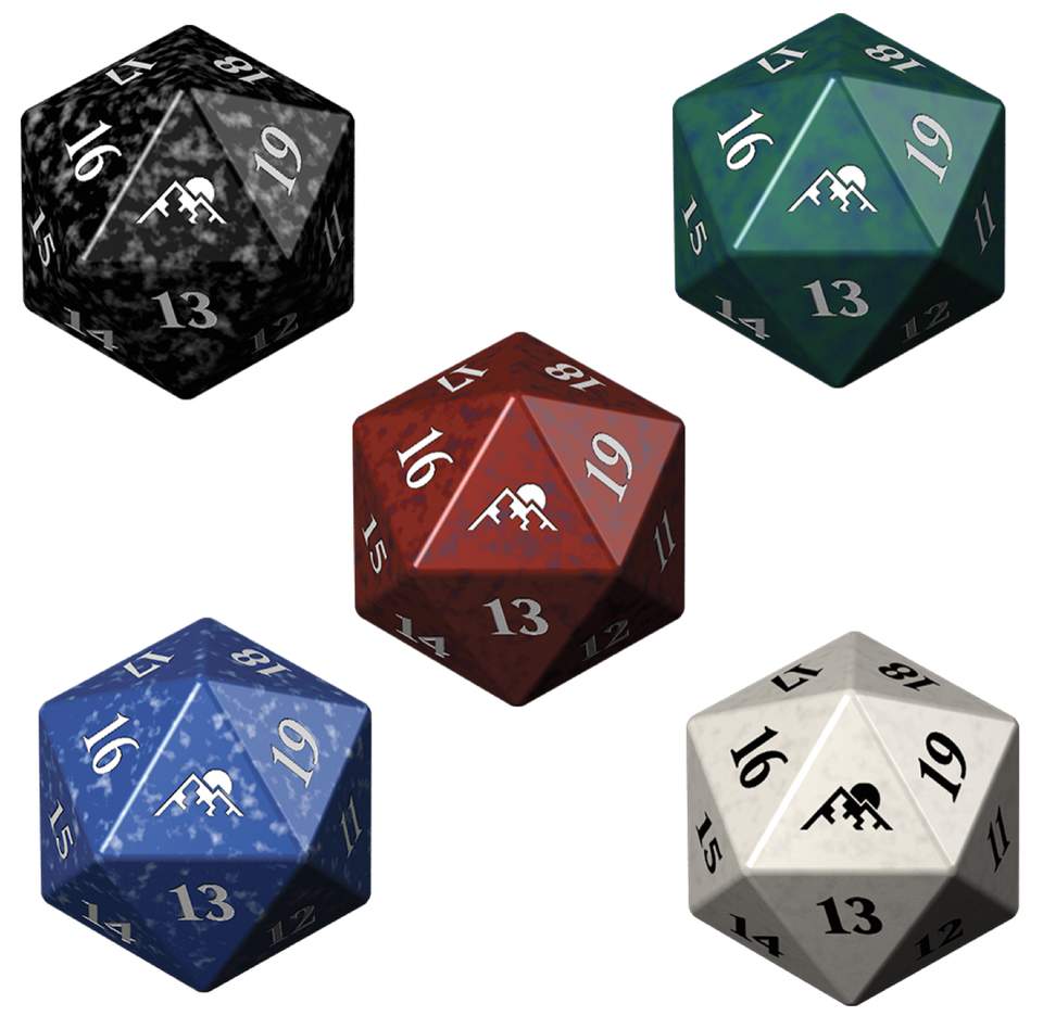 Magic the Gathering d20 Spindown Life Counter Die Lots of Sets and ...