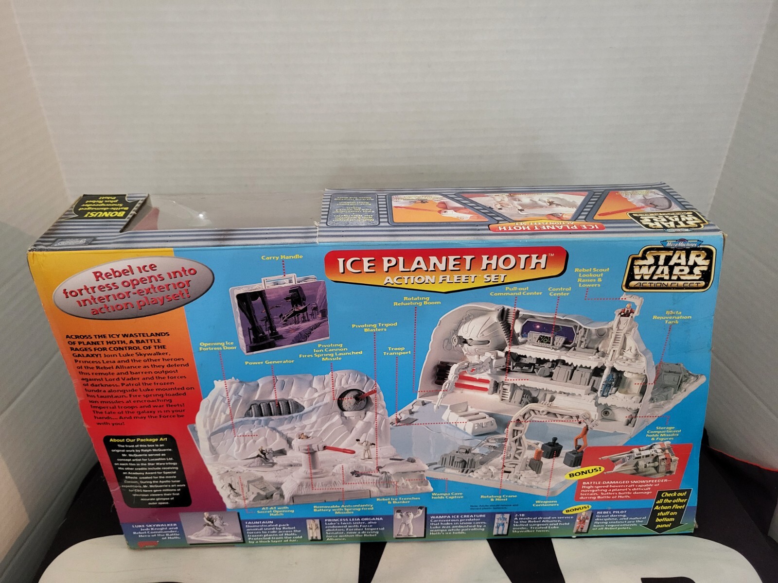 Ice Planet Hoth Set STAR WARS Micro Machines Action Fleet D1 | eBay