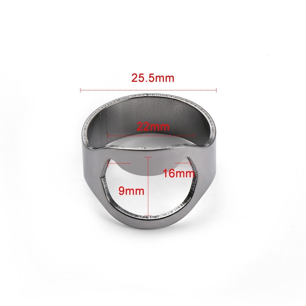 Stainless Steel Beer Bottles Opener Finger Ring Openers Gadgets Kitchen ...