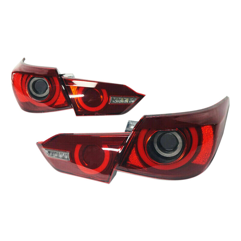 Fit 2014-2017 INFINITI Q50 4PCS Skyline V37 400R Style LED Tail Lights ...