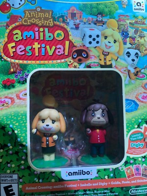 NIB Isabelle & Digby Animal Crossing Amiibo Figure Pair | eBay