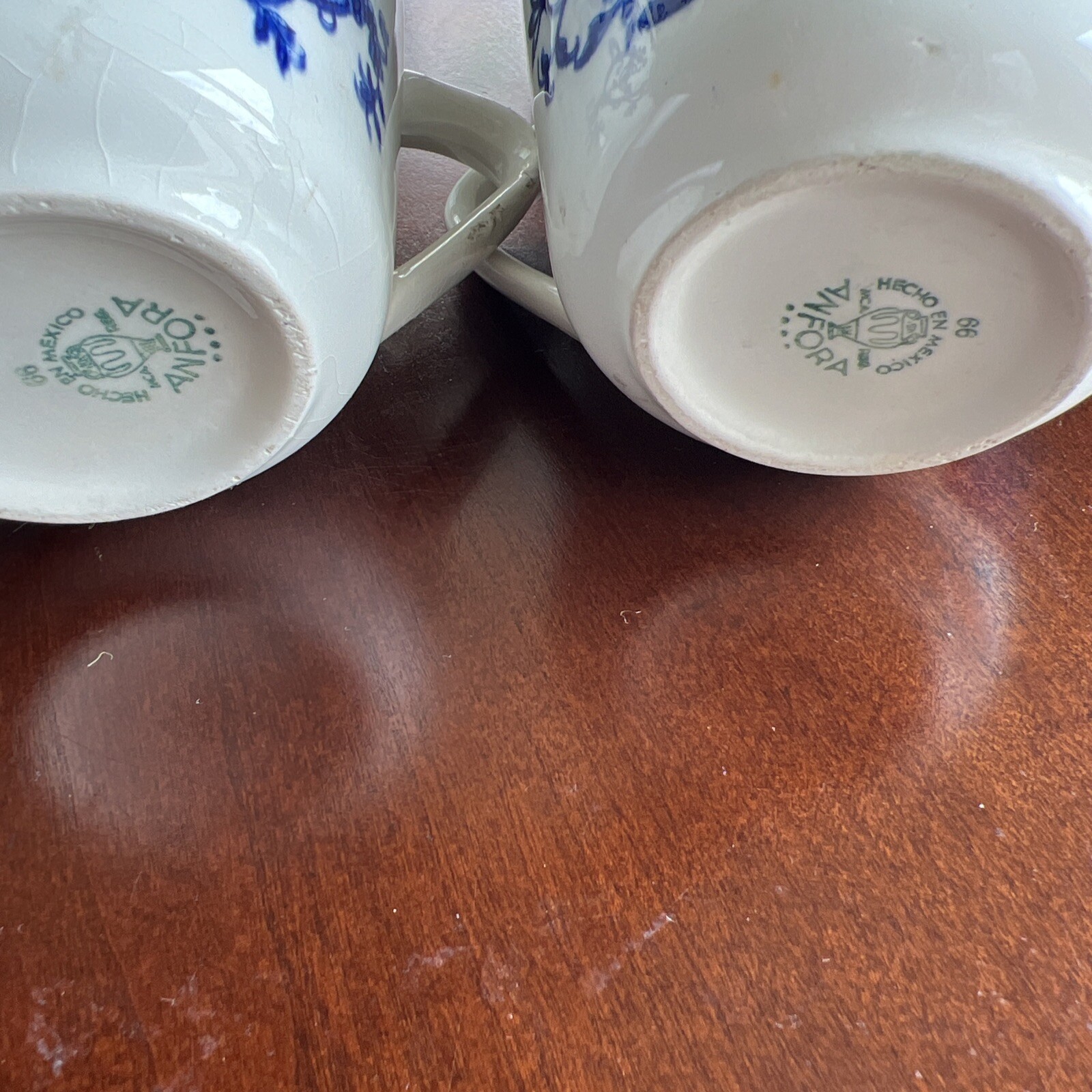 Anfora Mexico Puebla Blue & White Pitcher 7 Inches Tall, Sugar Bowl And ...