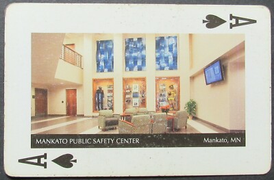 Mankato Public Safety Center Ace of Spades Single Swap Playing Card ...