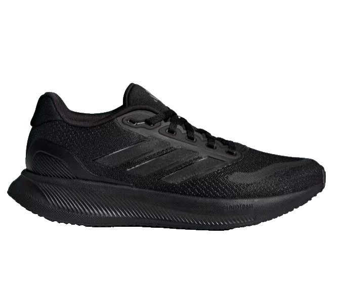 Size 10 Women Adidas Runfalcon 5 W Triple Black Running Shoes Sneakers ...