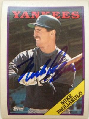 Mike Pagliarulo Autographed 1988 Topps #435 | eBay