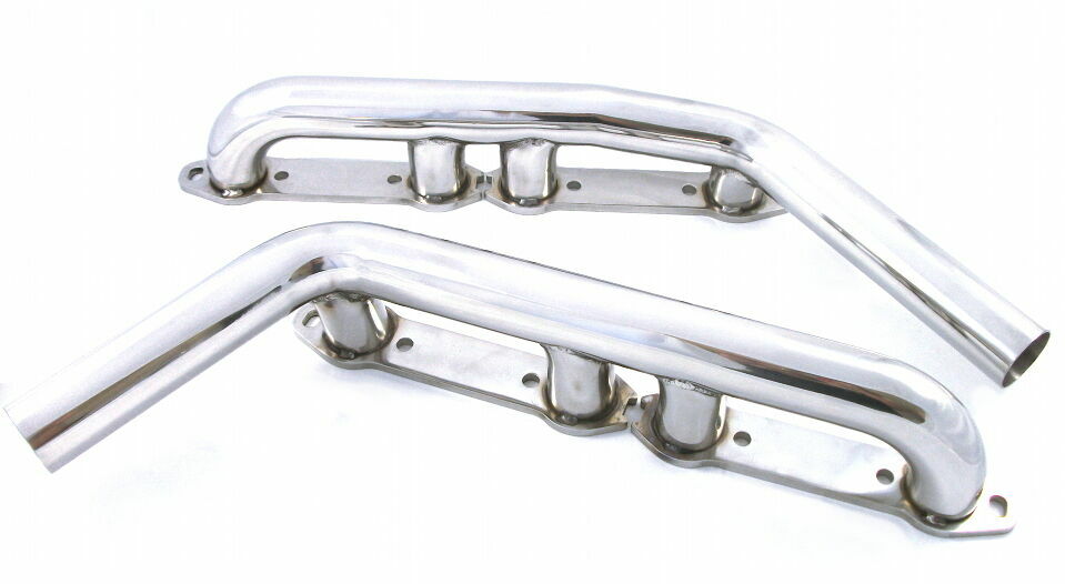 FORD Y BLOCK STAINLESS STEEL SHORTIE HEADERS T BIRD 239 256 272 292 312 ...