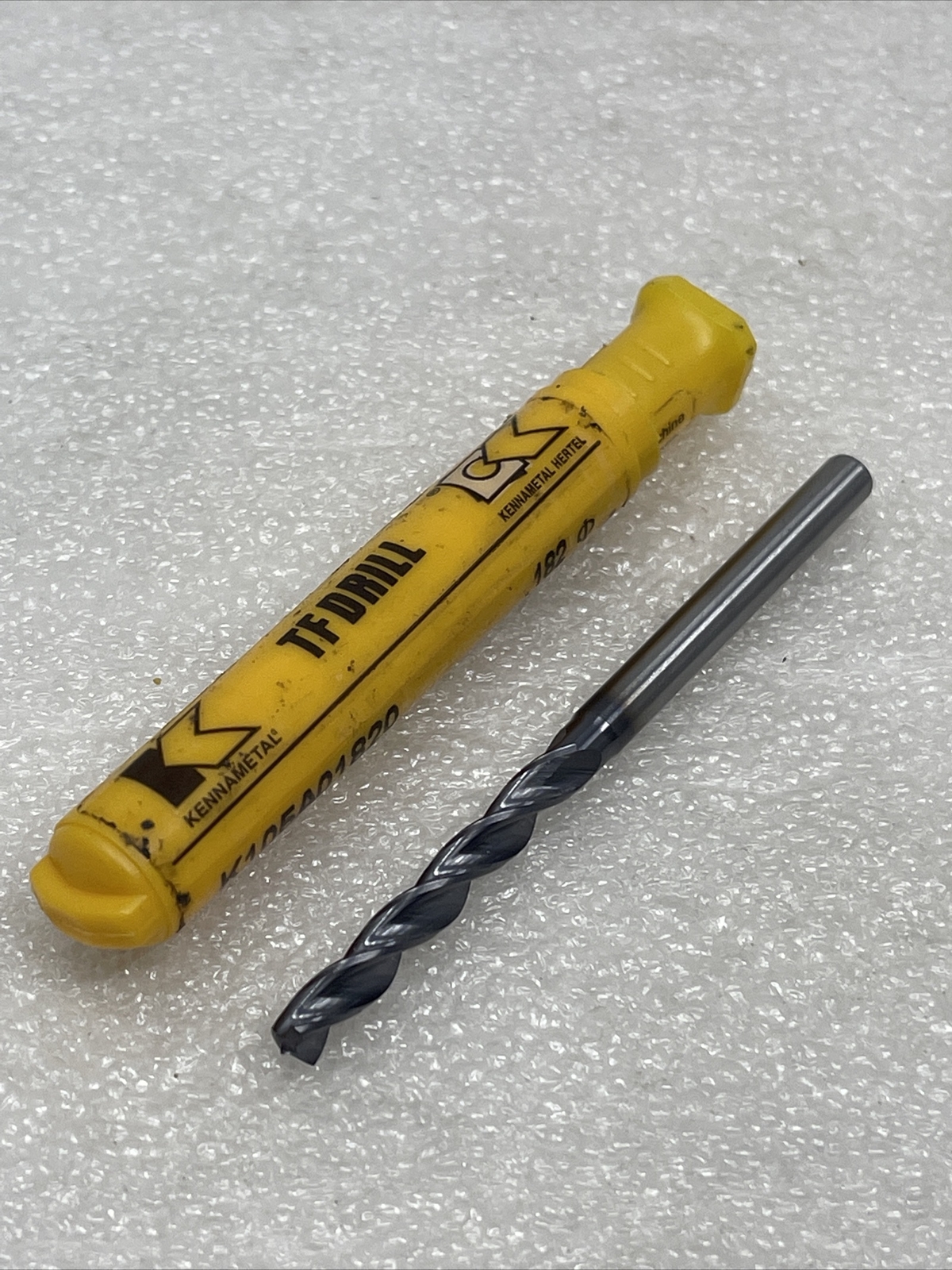#14 (.1820) Kennametal Solid Carbide 3 Flute TF Number Drill Bit ...