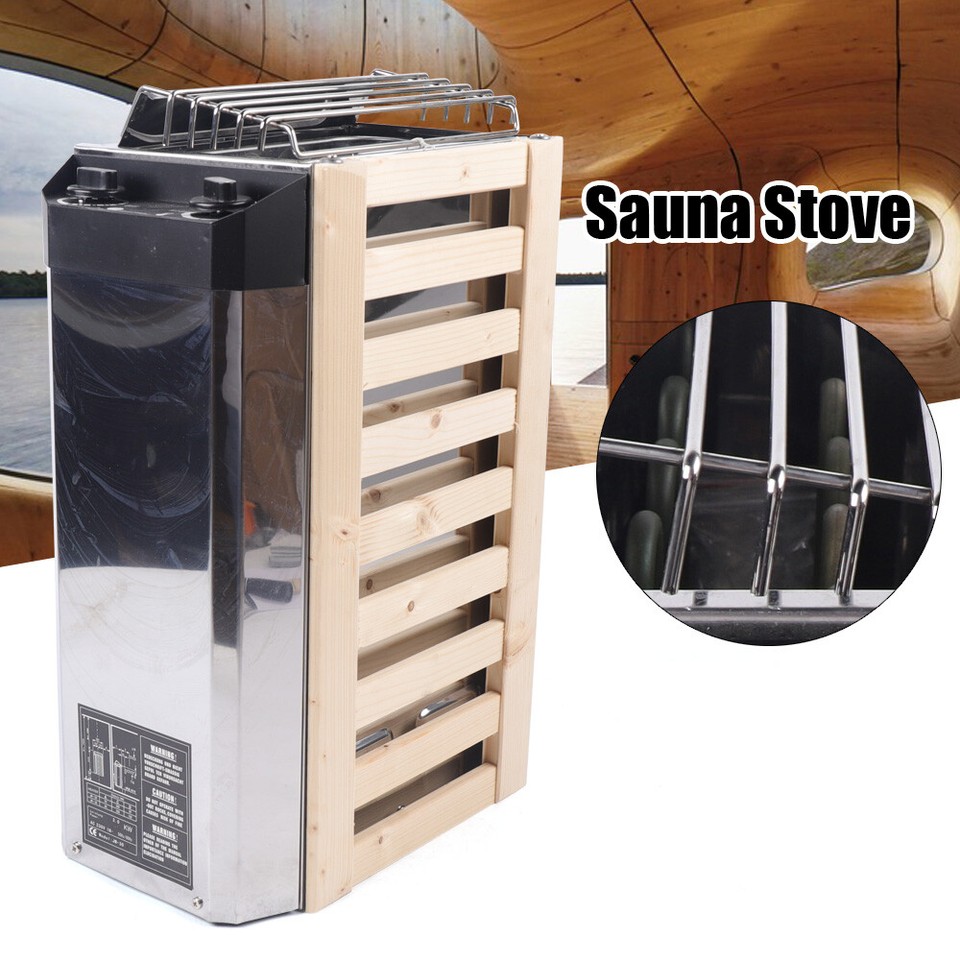 Sauna Heater Stove 3KW Electric Sauna Heater w/ Inner Control Heater ...