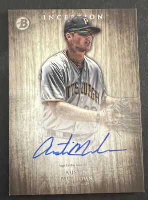 AUSTIN MEADOWS 2014 Bowman Inception On Card Rookie Auto #PA-AME | eBay