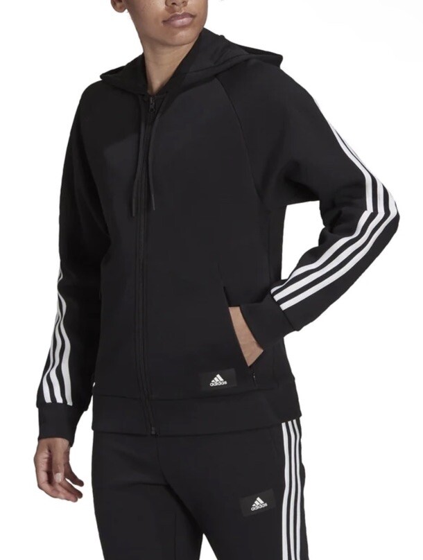 New adidas Sportswear Future Icons 3-Stripes FZ Hooded Track Top H57287 ...