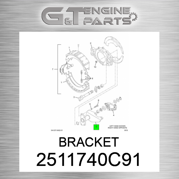 2511740C91 BRACKET fits INTERNATIONAL TRUCK (New OEM) | eBay