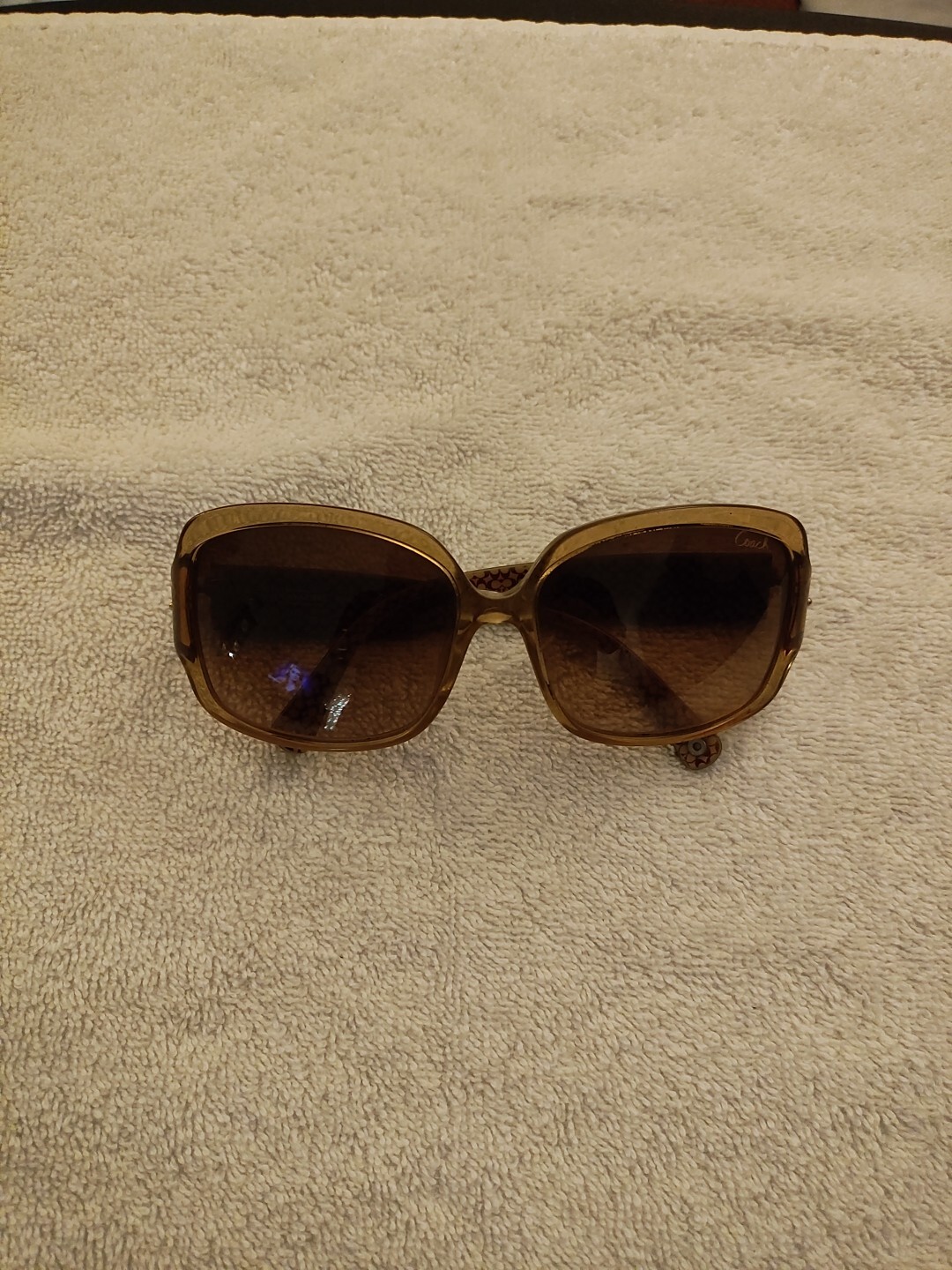 COACH Scarlet S809 Sand Colored Women's Sunglasses | eBay