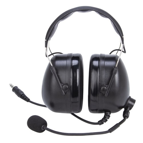 Tactical Pilot Headset Aviation Headset Earpiece Microphone for Two Way ...