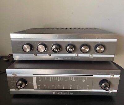 Rare Knight AM/FM Tuner Tube Stereo With 40 Watt Amp / Matching Set | eBay