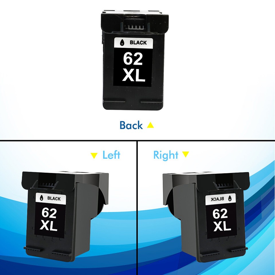 62-XL ink cartridges for HP 62 62XL Envy OfficeJet 7645 7640 5644 5540 ...
