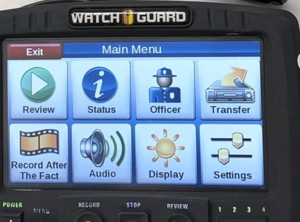 TESTED Complete WatchGuard 4RE DVR2 Display,Wireless Mic,PANORAMIC ...