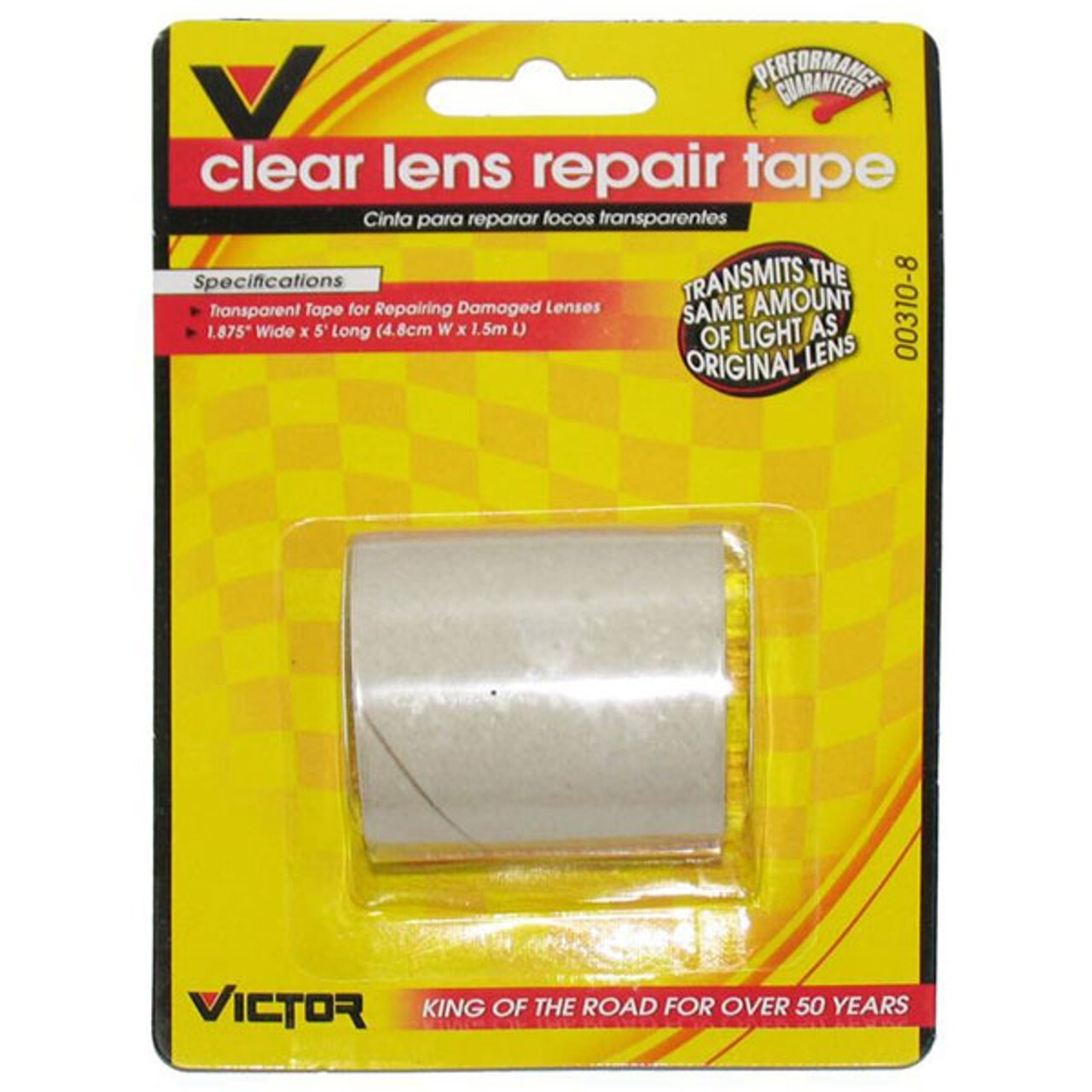 (Pack of 3) Victor 00310-8 Clear Lens Repair Tape 1.875"x5’ | eBay