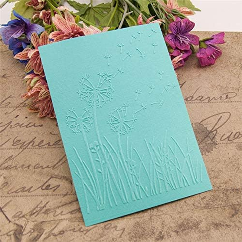 Welcome to Joyful Home 1PC Dandelion Background Embossing Folder for ...