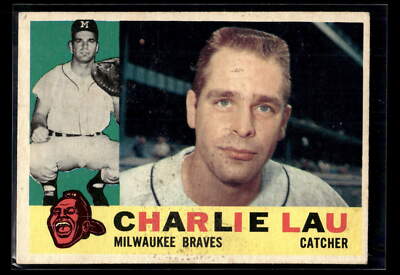1960 Topps #312 Charlie Lau Set Break VG-EX+ Milwaukee Braves | eBay