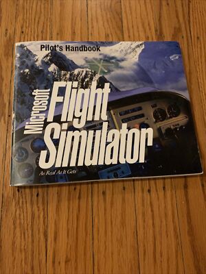 MICROSOFT FLIGHT SIMULATOR PILOT'S HANDBOOK (BOOK ONLY) | eBay