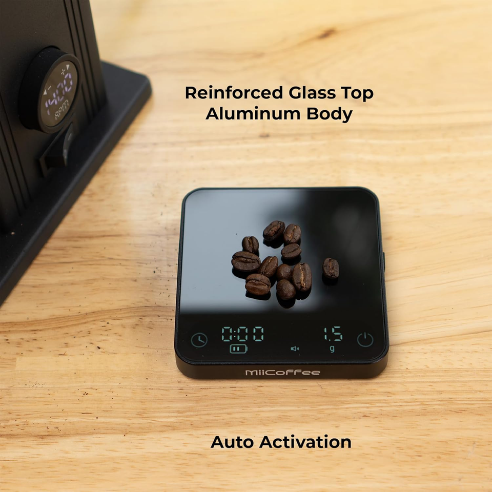 Minipress Coffee Scale, Auto Timer for Espresso and Pour-Over Coffee ...