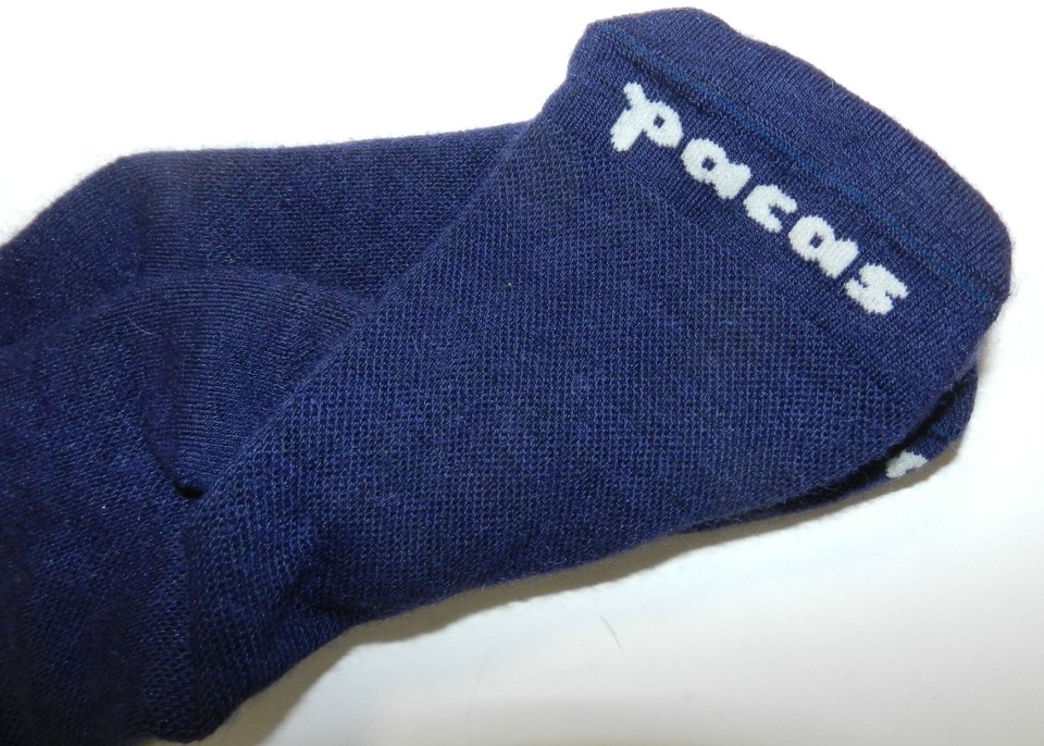 ALPACA Pacas Socks (2 Pairs) Size M-L navy blue cushioned wool hiking ...