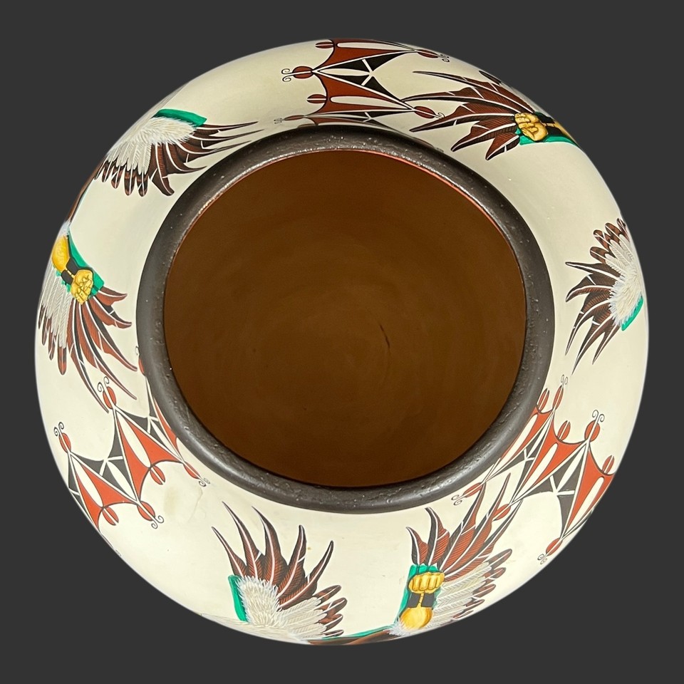 Vintage Marcellus & Elizabeth Medina Zia An Eagle Dancer Decorated ...