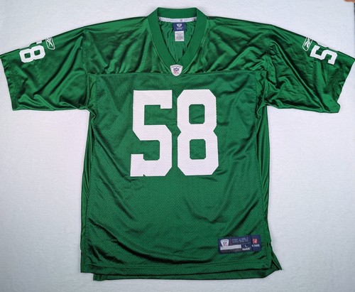 Vintage Philadelphia Eagles Trent Cole Jersey Reebok Kelly Green Mens ...