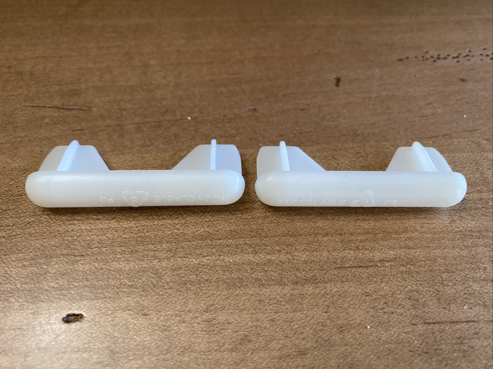 2 Mini Blind Bottom Rail End Caps for 2 1/2” Aluminum or Premium Metal ...