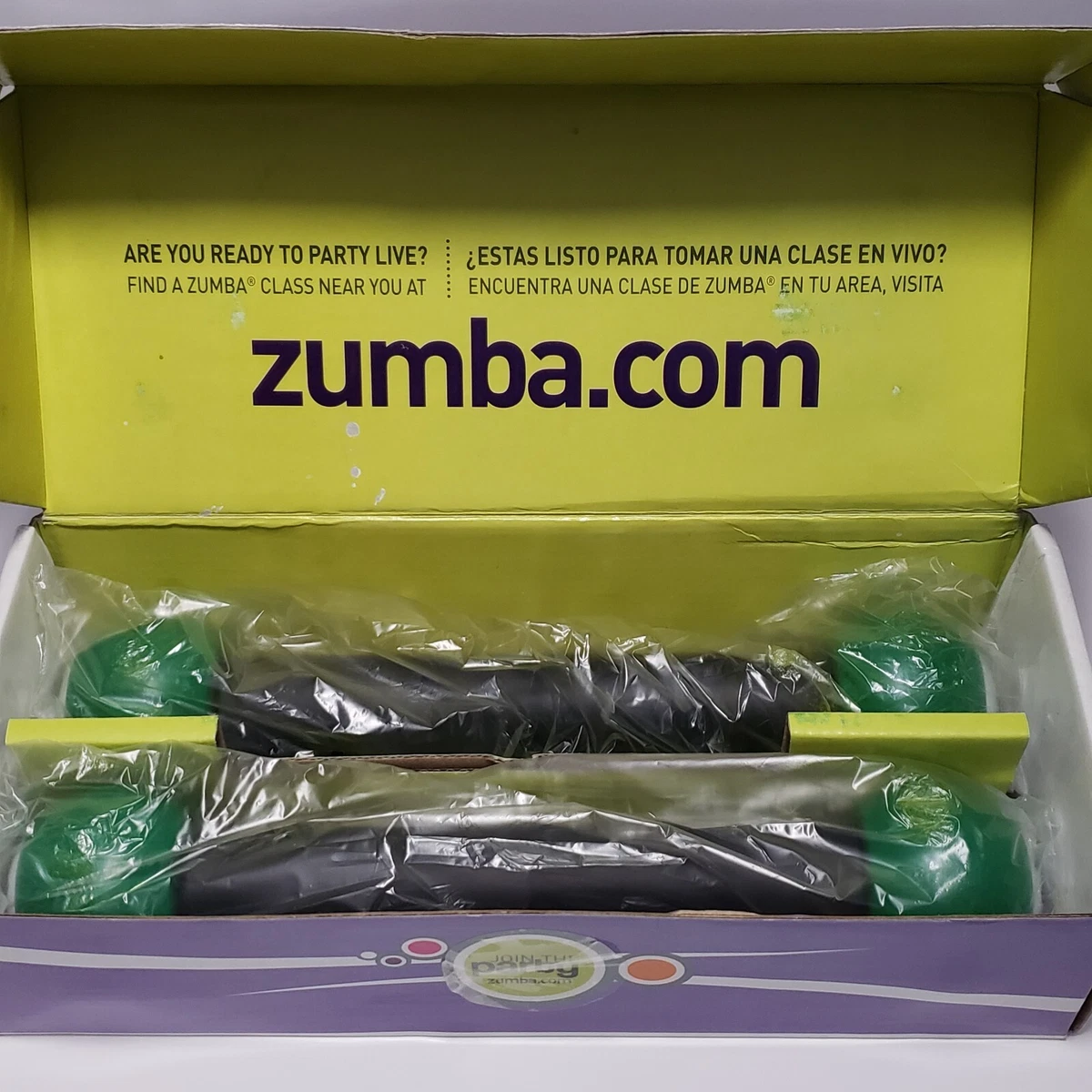 Green Zumba Toning Sticks