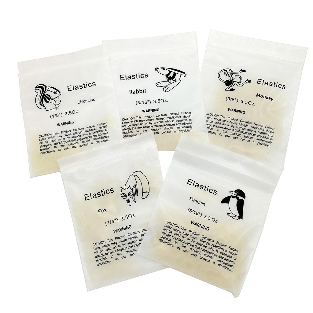 1000 Pcs Dental Rubber Bands Orthodontic Elastics 1/8" 3.5 Oz Braces ...