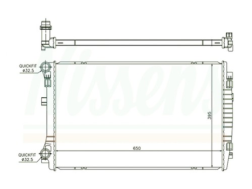 Radiateur De Refroidissement 5Q0121251EJ TW Pour SKODA OCTAVIA 2013 ...